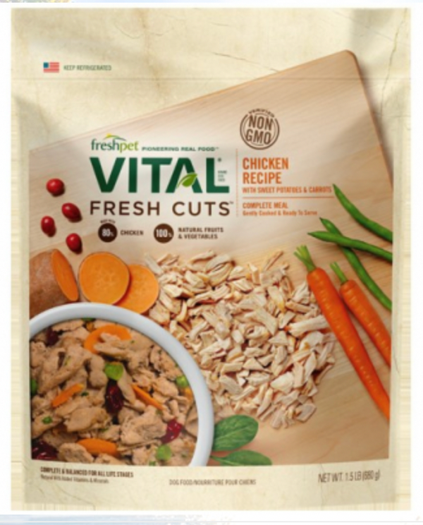 Freshpet Dog Vital Complete Meals Fresh Cuts - Chicken - Wooftown.ca