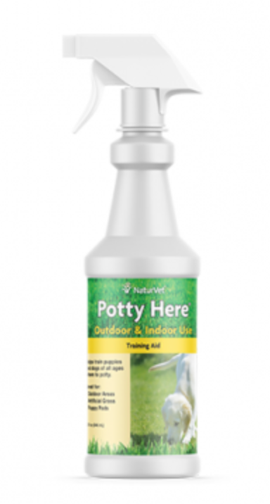 NaturVet Potty Here Spray (32oz/946mL) - Wooftown.ca