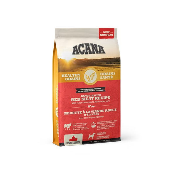 Acana Healthy Grains Ranch-Raised Red Meat Dog Food - Wooftown.ca