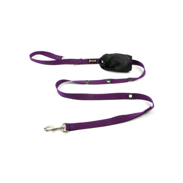 Smoochy Poochy Nylon Hands-Free Leash 6' - Various Colours - Wooftown.ca
